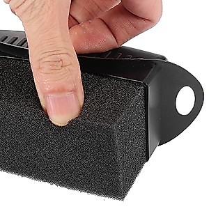 X AUTOHAUX 6X Tire Tyre Wheel Rim Trim Contour Detailing Dressing Shine Applicator Pad Sponge Foam Brush for Car Truck Tires Waxing Polishing Cleaning Wipe Washing Without Lid & Handle Black