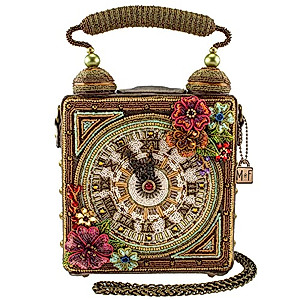 Mary Frances Time of Your Life Top Handle Clock Handbag, Multi