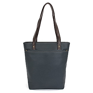 CHALA Deluxe Everyday Tote Women Shoulder Purse Handbag - Sunflower - navy