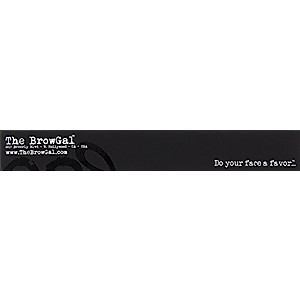The BrowGal - 3 in 1, Skinny Eyebrow Pencil - 06 with Sharpener Cap & Spoolie Brush - Draws Tiny Brow Hairs & Fills in Sparse Areas & Gaps, Sharp Enable, Longwear, Long Lasting – "7.4 In, Blonde Color