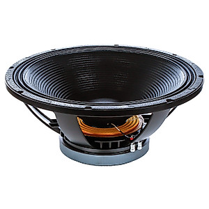Alphasonik 18" Flagship Series 3000 Watts Raw Sub Woofer Speaker Cast Aluminum Basket Driver for Pro Audio PA DJ Cabinets Replacement Subwoofer with High Power Extremely Clear and Loud - FW1832