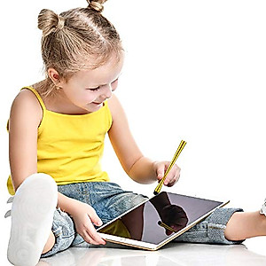 Outus 8 Pieces Waist Stylus Pens with 8 mm Rubber Tips Stylus Pens for Screen Compatible with iPhone, iPad, Tablet (8 Colors)