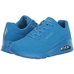 Skechers Women's Uno-Night Shades Sneaker, Blue, 9