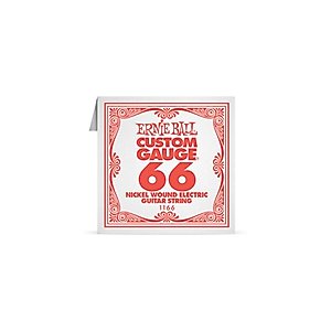 Ernie Ball 1166 - .066 Gauge Electric Guitar String - SINGLE STRING