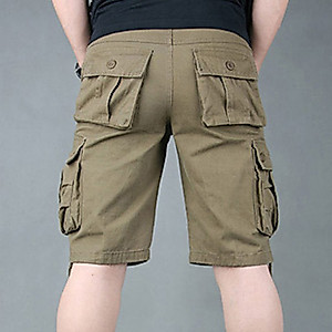 Big and Tall Board Shorts Mens Stretch Shorts Regular Big and Tall Pleat Front Summer Linen Shorts Casual Loose Cargo Shorts with Pockets 6 Inch Inseam Shorts Men Stretch Yellow 2X