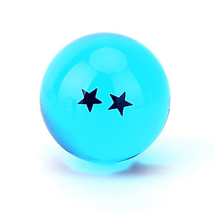 Boxtree Children Toy New Gift Box Set of 7pcs Dragon Ball Z 43mm/1.7" Stars Crystal Ball (Blue)