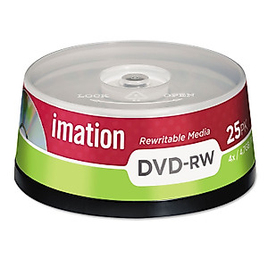 Imation 17346 DVD-RW 25 Pack Spindle 4x4.7 GB