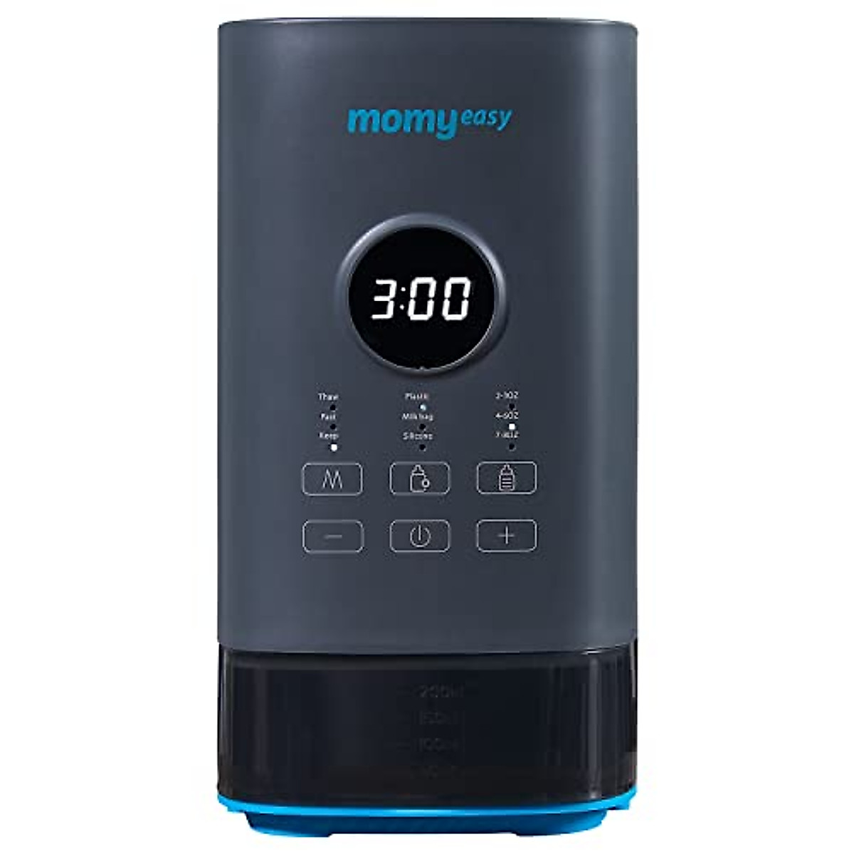 MOMYEASY Bottle Warmer, 3 Min Fast Baby Bottle Warmer with Accurate Display Timer, Baby Breastmilk Formula Milk Warmer, Temperature Control 48H Keep Warm and Auto Shutoff