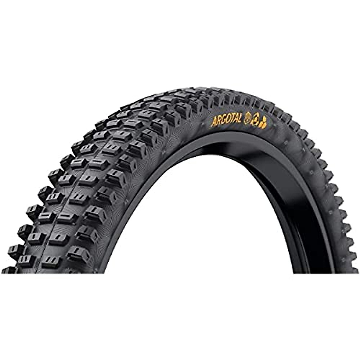 Continental Argotal 27.5 x 2.4 [DH Casing - Supersoft] Foldable MTB Mountain Bike Tire - Black