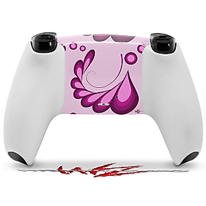 WraptorSkinz Skin Wrap compatible with Sony PS5 DualSense Controller Petals Pink (CONTROLLER NOT INCLUDED)