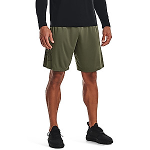 Under Armour Men's Tech Graphic Shorts , (390) Marine OD Green / / Black, X-Large