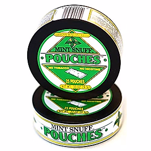 Mint Snuff POUCHES - Original Mint Flavor - 6 cans by Oregon Mint Snuff Company