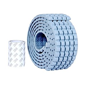 MeiGaoXin Baby Proofing Rubber Foam Corner & Edge Protectors Guards Fireplace Furniture Safety Bumper for Child Proof, 3.3ft（40inch） x 2pcs,Blue