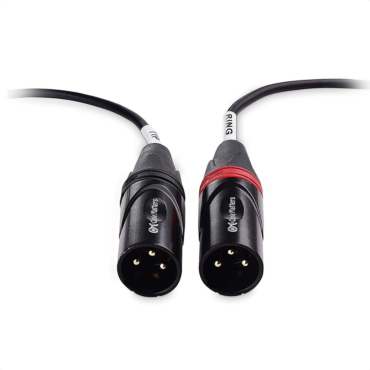 Senor Cable 3.5mm 1/8 Inch TRS to 2 XLR Cable, Male to Male Aux to Dual XLR Breakout Cable - (10 Feet)