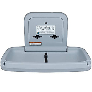 Horizontal Baby Changing Station, Gray