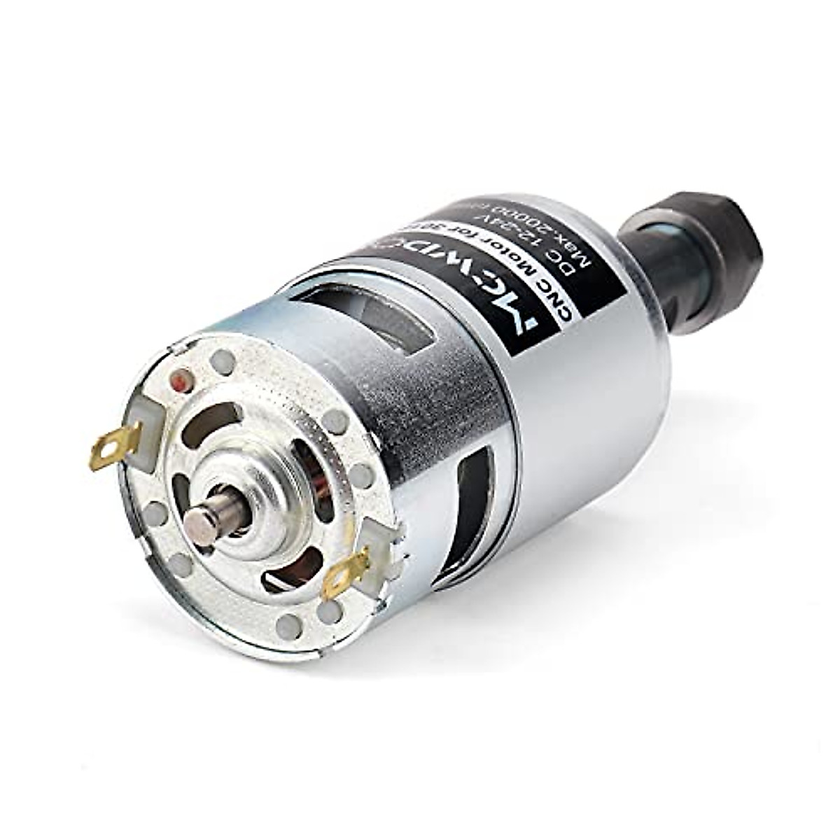 Upgraded Mcwdoit 775 Spindle Motor - 20000RPM, DC 12-24V, Electrical DC Motor for 3018/3018Pro/ 3018Pro-M CNC Router Machine, with 3.175mm ER11 Collet