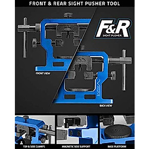 Patch and NcSTAR Heavy Duty Universal Pistol Dovetailed Front & Rear Sight Pusher Tool (Front & Rear Pusher)