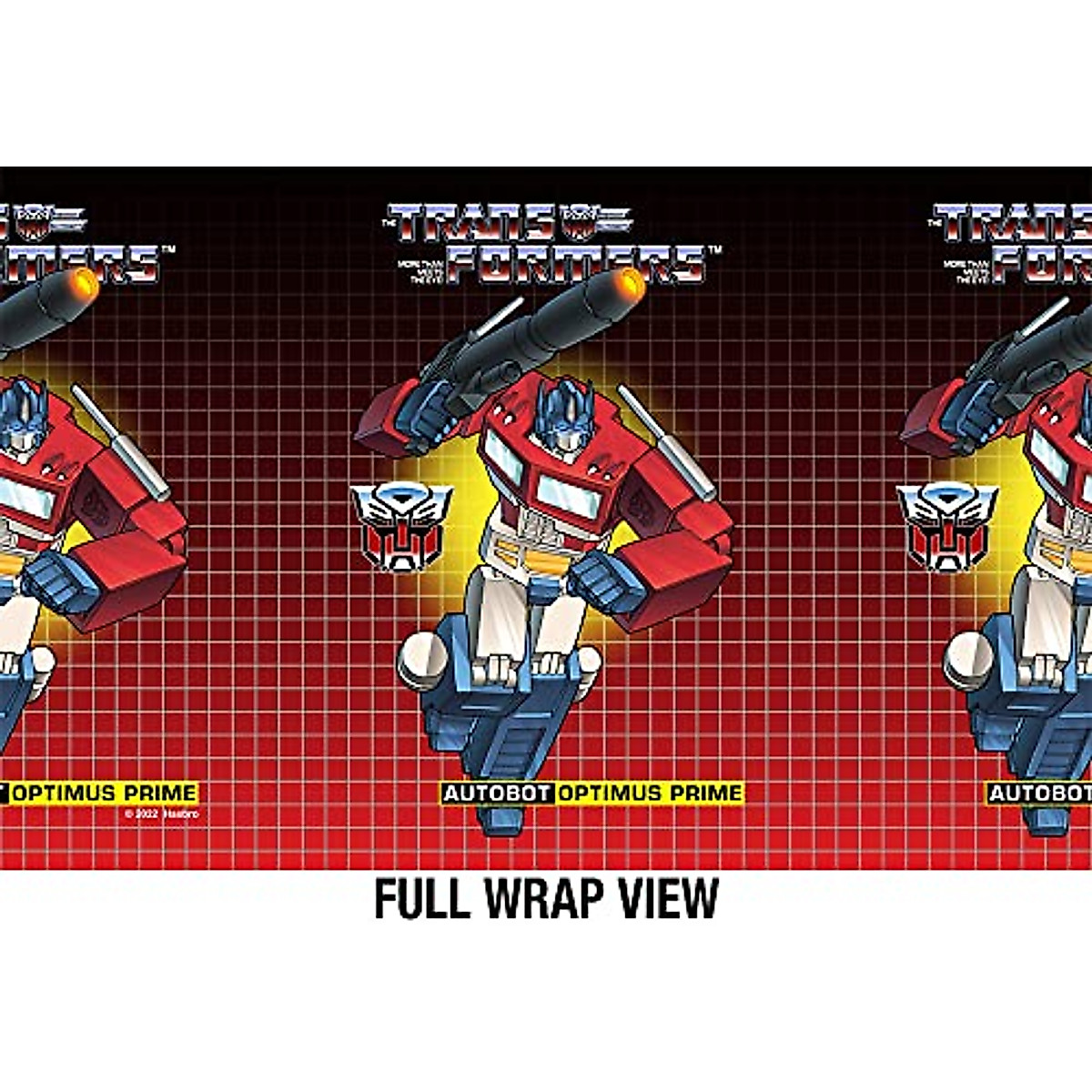 Transformers OFFICIAL Optimus Prime 18 oz Insulated Water Bottle, Leak Resistant, Vacuum Insulated Stainless Steel with 2-in-1 Loop Cap