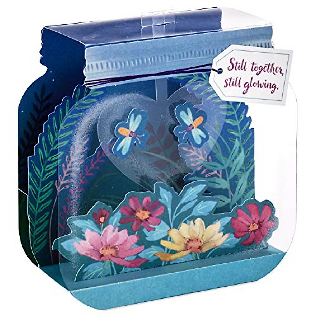 Hallmark Paper Wonder Displayable Pop Up Anniversary Card (Still Glowing)
