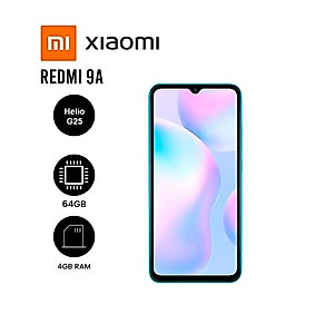 Xiaomi Redmi 9A (64GB+4GB) 4G LTE Unlocked GSM 6.53" (Not Verizon - Boost - Cricket - At&t) Dual Sim (Graphite Gray)