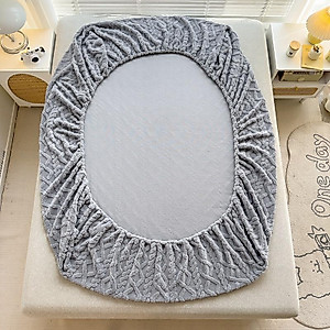 Generic Lyvara Luxury Covers, Lyvara Luxury Mattress Covers, Lyvara Magic Mattress Covers with Pillow Case (Grey, Queen (150X200CM))