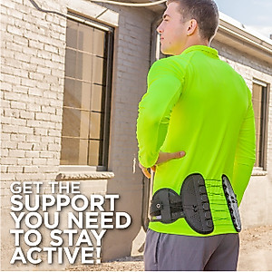 BraceAbility SI Joint Belt - Sacroiliac Compression Back Brace for Sacral Dysfunction, Coccyx Pain Relief and Bruised or Broken Tailbone Inflammation Treatment with Hip Support Pads (One Size)