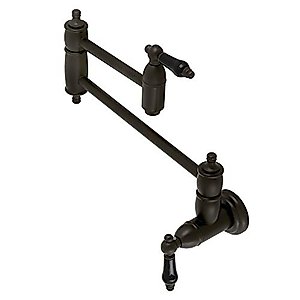 Kingston Brass KS3105PKL Duchess Pot Filler, Oil Rubbed Bronze