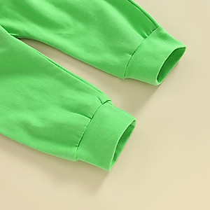 Eadrioss Christmas Baby Boy Outfit Who Steal Your Christmas Romper Bodysuit Green Pants Set Infant Newborn Xmas Clothes (White Green Hats, 0-3 Months)