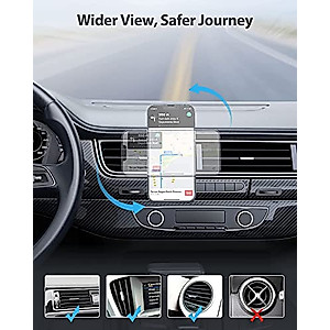 YOSH New MagSafe Air Vent Car Mount Magnet Mobile Phone Holder for Car Vent Car Cradle for iPhone 14 13 12 Pro Max Plus Mini MagSafe Case All Phones Without Extra Metal Plates