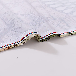 ANHOPE Sloth Curtains for Girl Bedroom - Follow Your Dreams Cute Jungle Sloth Animal Print Pattern Waterproof Fabric Grommet Window Drapes for Nursery Baby Boys Playroom Set 2 Panels W29.5 x L65