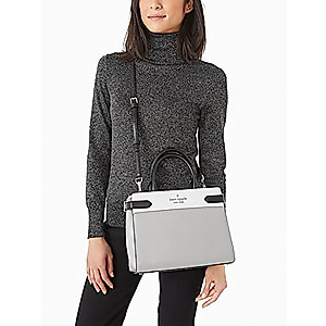 Kate Spade New York Staci Colorblock Medium Satchel Nimbus Grey Multi