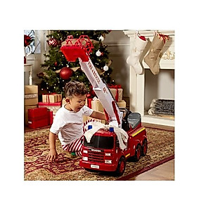 SKYTEAM Action Fire Engine Ride-On, Large