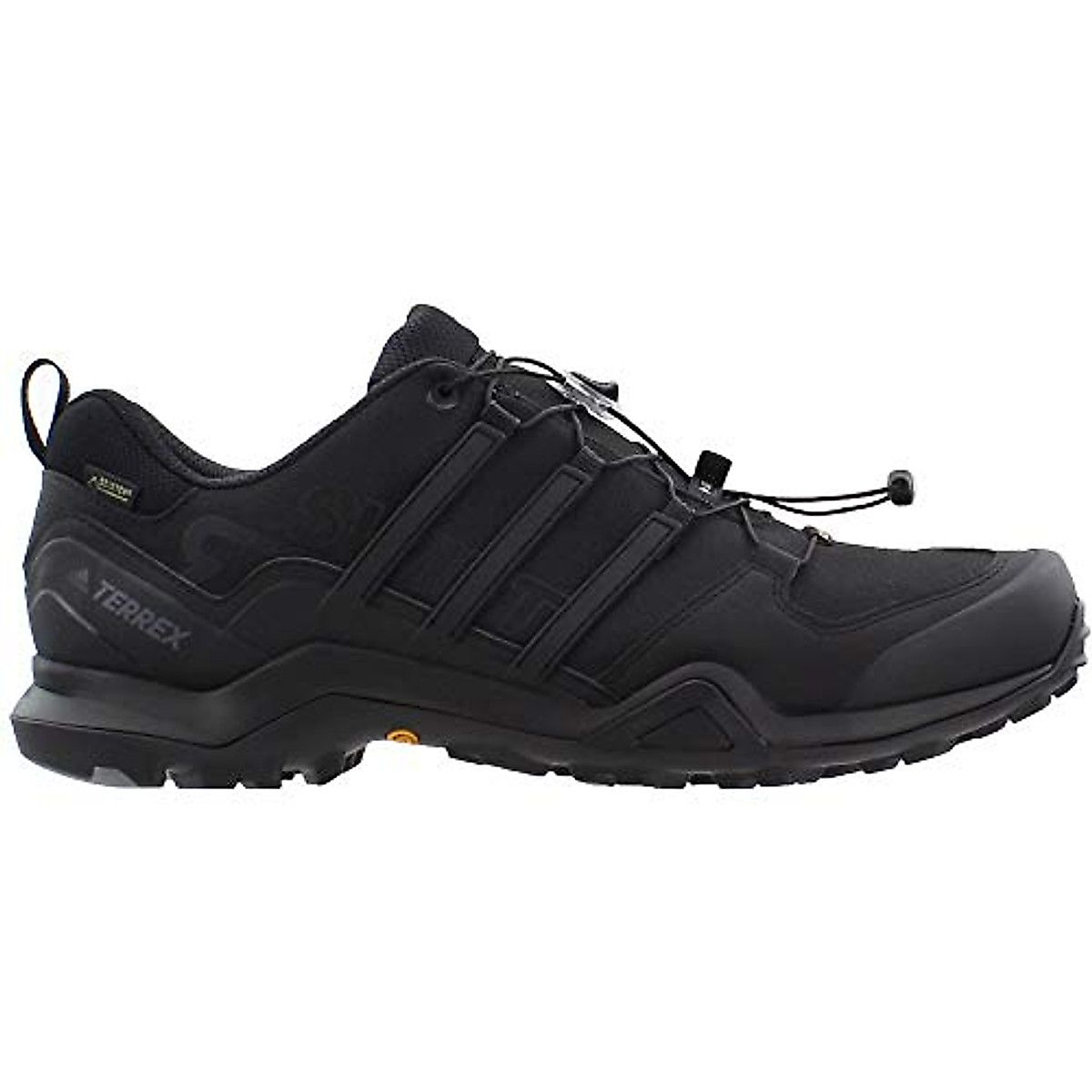 adidas mens Terrex Swift R2 Gore-tex Hiking Black/Black/Black 12