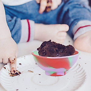 Cabilock 5pcs Rice Bowls Silicone Bowls Storage Bowls Seasoning Bowl Small Silicone Bowls (Mixed Pattern)