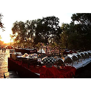 Chafing Dishes and Food Warmers Set 6L Electric Food Warmers Buffet Server for Parties Stainless Steel Chafing Dish Catering Restaurant Kitchen Utensils (1/2 Size PAN)