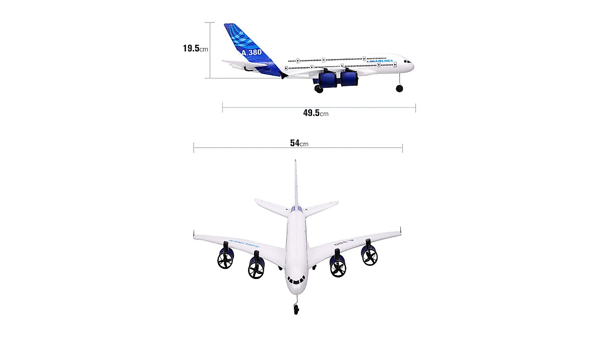 GoolRC A380 RC Airplane - Easy to Fly Remote Control