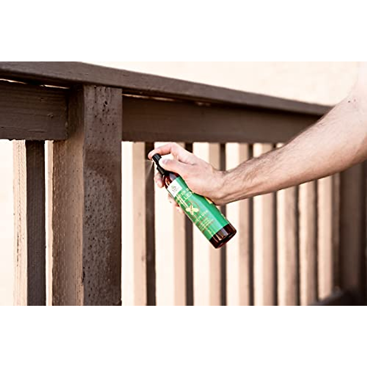 Donaldson Farms Carpenter Bee Repellent Spray, 8oz, All Natural Wood Bee Repellent Spray, Carpenter Bee Control Spray for Outdoor Wood & Furniture, Citrus Oil Spray for Carpenter Bees