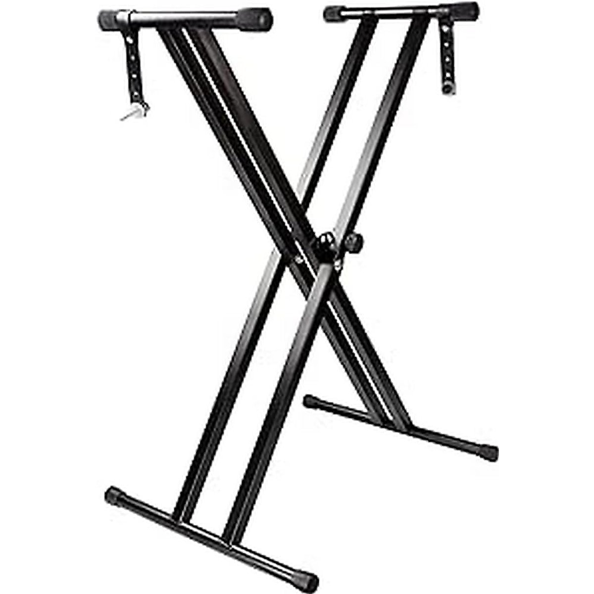 RockJam 54 Key Keyboard Piano with Power Supply, Sheet Music Stand, Piano Note Stickers & Simply Piano Lessons and Adjustable Keyboard Stand with Locking Straps & Quick Release Mechanism