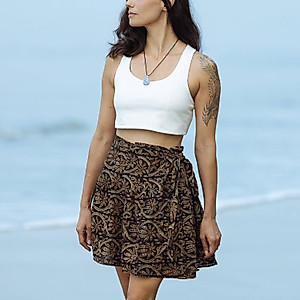 Ayana Crystals Blue Lace Agate Healing Necklace - Handcrafted with Ethically Sourced Crystals - Balances Throat and Third Eye Chakras - Birthstone for September - Zodiac Sign: Pisces