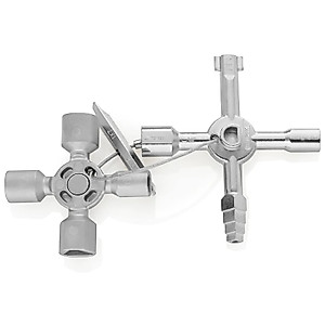 Knipex 00 11 01 TwinKey – for control cabinets, windows and shut-off systems