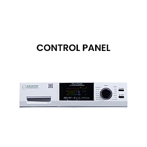 All-in-one Washer Dryer Ventless FULLY BUILTIN 0-CLEARANCE 1.62cf/15lbs 110V 1400RPM Equator