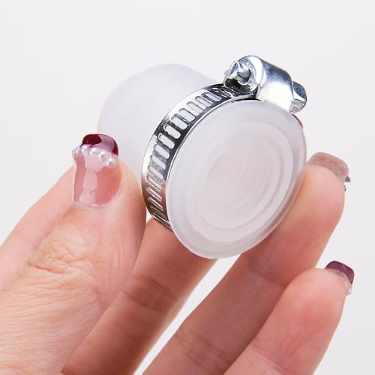 WSDMAVIS 5Pcs 360° Rotatable Universal Faucet Adapter Anti-Splash Threadless Faucet Aerator Connector for Kitchen Bathroom Home Use for 15-22mm Outlet Pipes