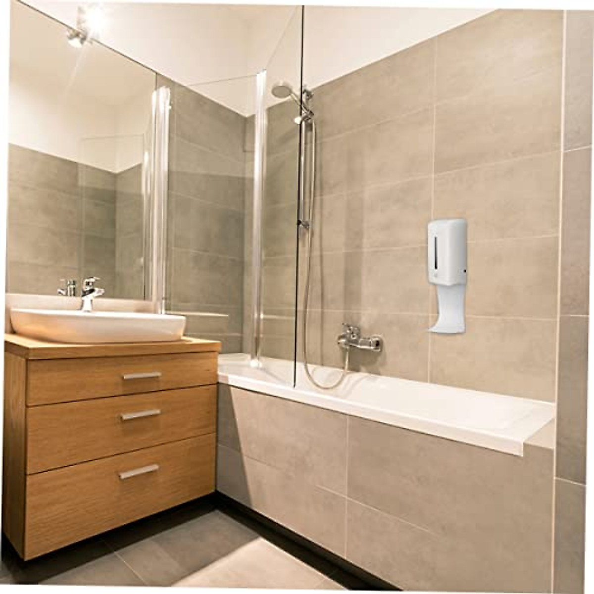 CALLARON 2pcs Water Tray Plastic Cup Holder Liquid Hand Soap Wall Soap Dispenser Automatic Soap Dispenser Tray Fabric Softener Drip Tray Container Foam Floor Laundry Abs Hand Use White Beer