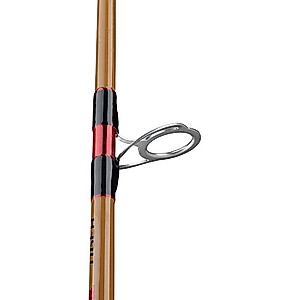 Ugly Stik 7’ Tiger Elite Spinning Rod, One Piece Nearshore/Offshore Rod, 14-40lb Line Rating, Heavy Rod Power, 1-5 oz. Lure Rating, Versatile and Dependable,Black