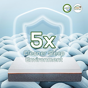 Marsail Twin Mattress, 10-inch Gel Memory Foam Mattress, Medium-Firm Mattress in a Box for Pressure Relief & Support, Breathable Cooling Twin Bed Mattress with Zippered Cover