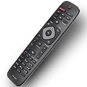 NH500UP Remote Neuronmart for Philips Smart TV Remote Control and Philips 2K 4K UHD TVs, Philips Smart Ultra HDTV, Philips LED LCD Television PHI-958 NH500UW NH503UP with Netflix, YouTube and Vudu
