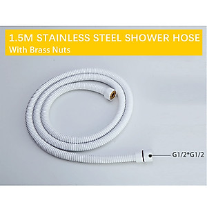 MINJING Bidet Sprayer for Toilet, Handheld Bidet Shower Kit, Single Cold Water Bidet WC, Bidet Attachment for Personal Hygiene, Pet Shower, Square Design Bidet Faucet, Solid Brass