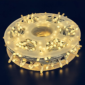 hopolon 328FT 800LED Christmas String Lights Outdoor, Upgraded Super Bright V8 Led String Lights Outdoor, 8 Modes Romantic Fairy Lights for Home Wedding Patio Garden Tree Party Decor(Warm White)