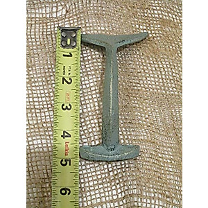Midwest Craft House 12 CAST Iron Nautical Whale / Dolphin Tail Coat HAT Towel Hooks