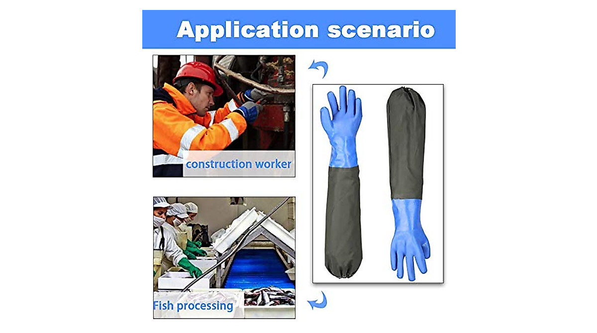 Haiou 25" Heavy Duty Chemical Resistant Gloves